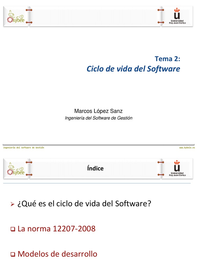 Ciclo de Vida según ISO/IEC 12207 | PDF | Proceso de desarrollo de ...