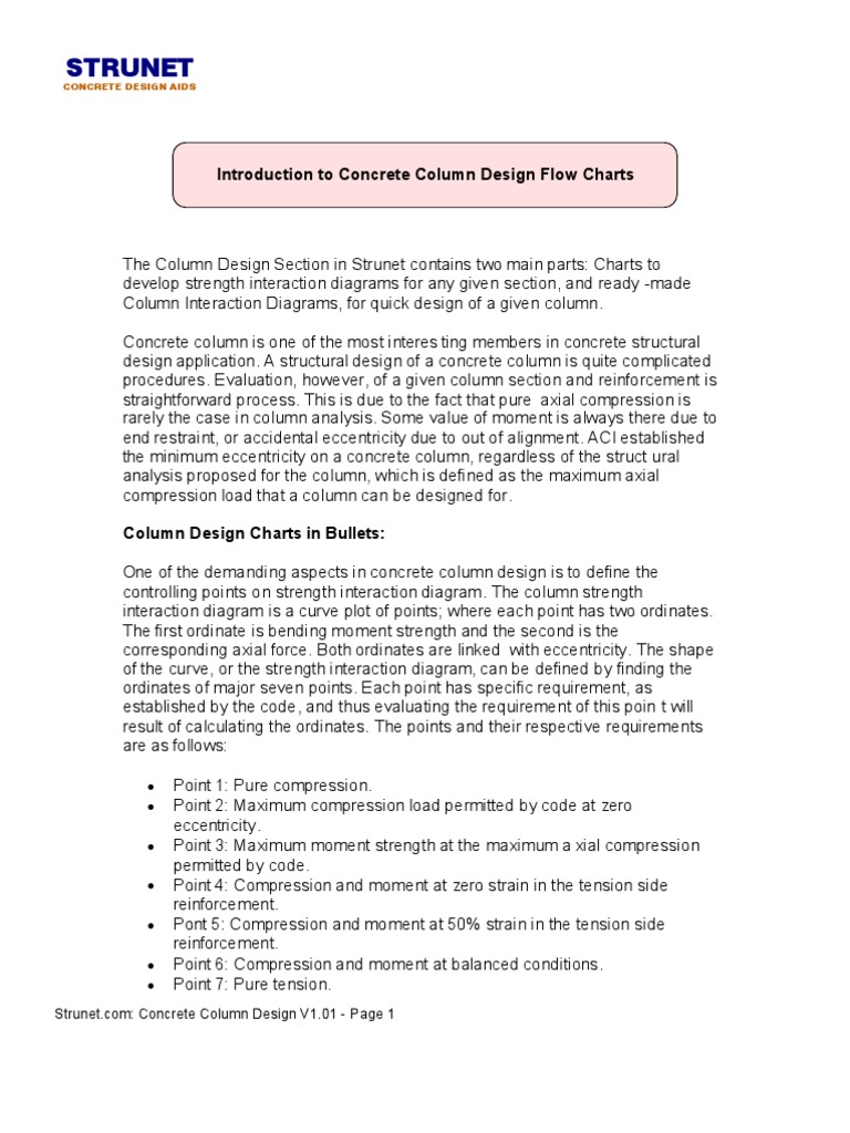 Column Design Charts | PDF | Column | Strength Of Materials