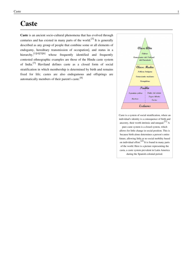 Caste Worldwide Encyclopedia 2012 | PDF | Caste | Social Divisions