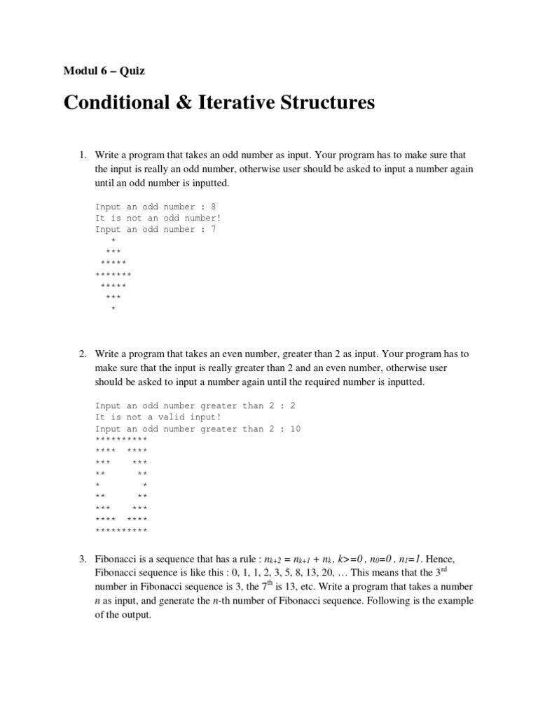 Conditional Structures Quiz Solutions | PDF | Applied Mathematics ...