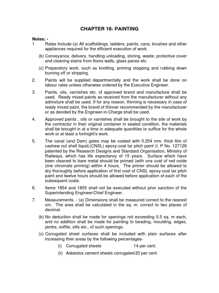 Chapter 18-Painting: Notes | PDF | Varnish | Paint
