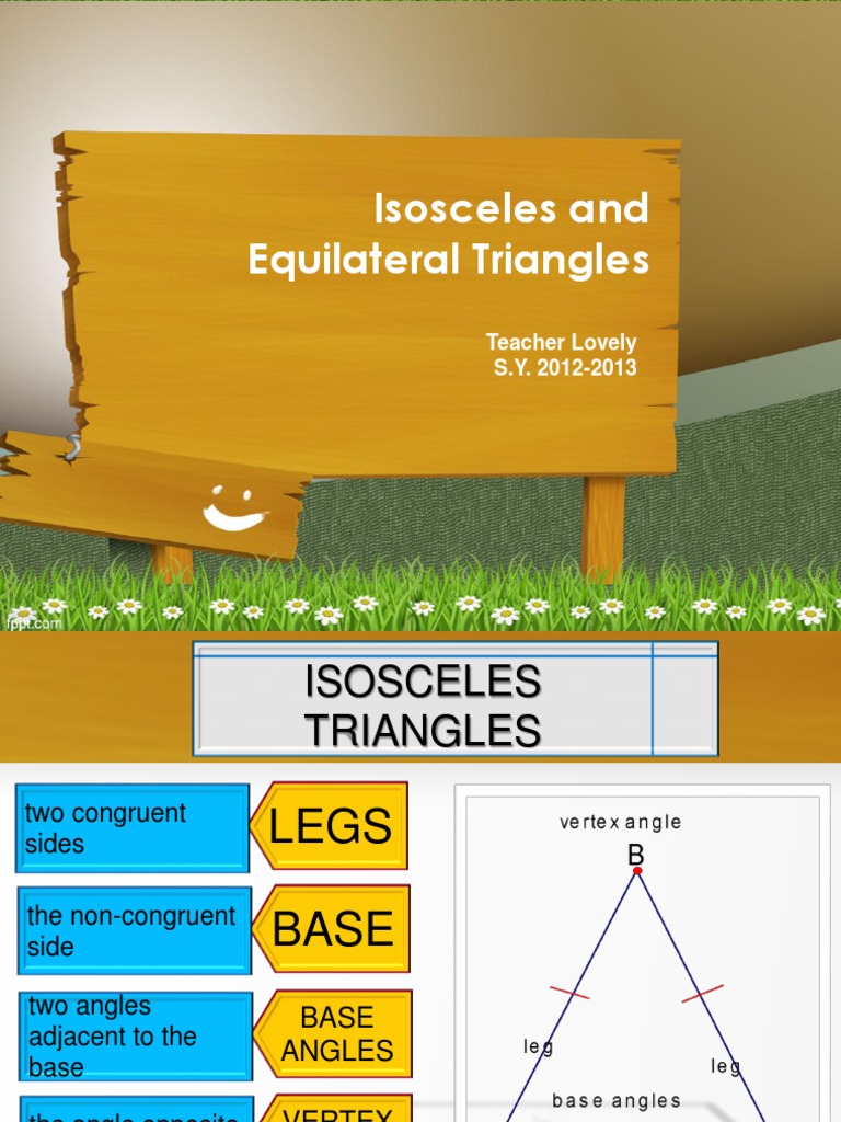 Isosceles & Equilateral Triangle Theorems | PDF | Language Arts ...