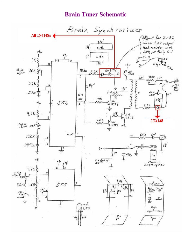 Bob Beck Brain Tuner Schematic | PDF