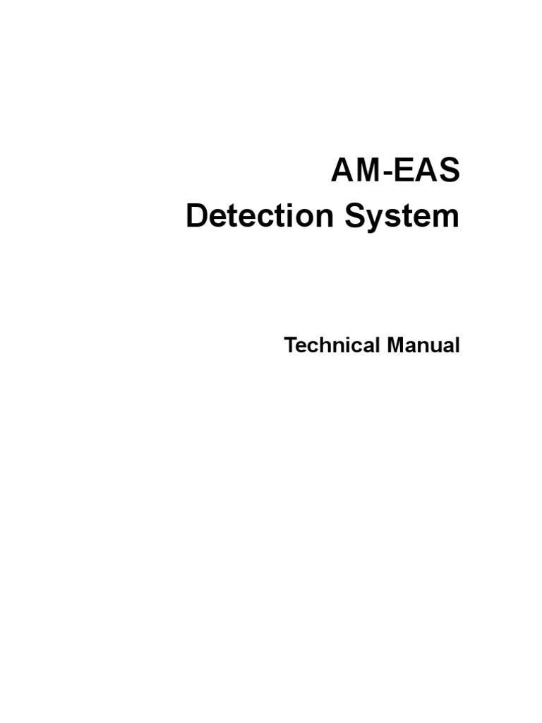 AM EAS System Technical Manual10524 | PDF | Electrical Connector ...