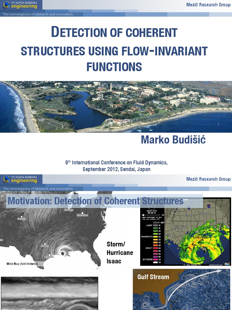 Detection of Coherent Structures Using Flow Invariant Functions | PDF | Dynamical System | Manifold