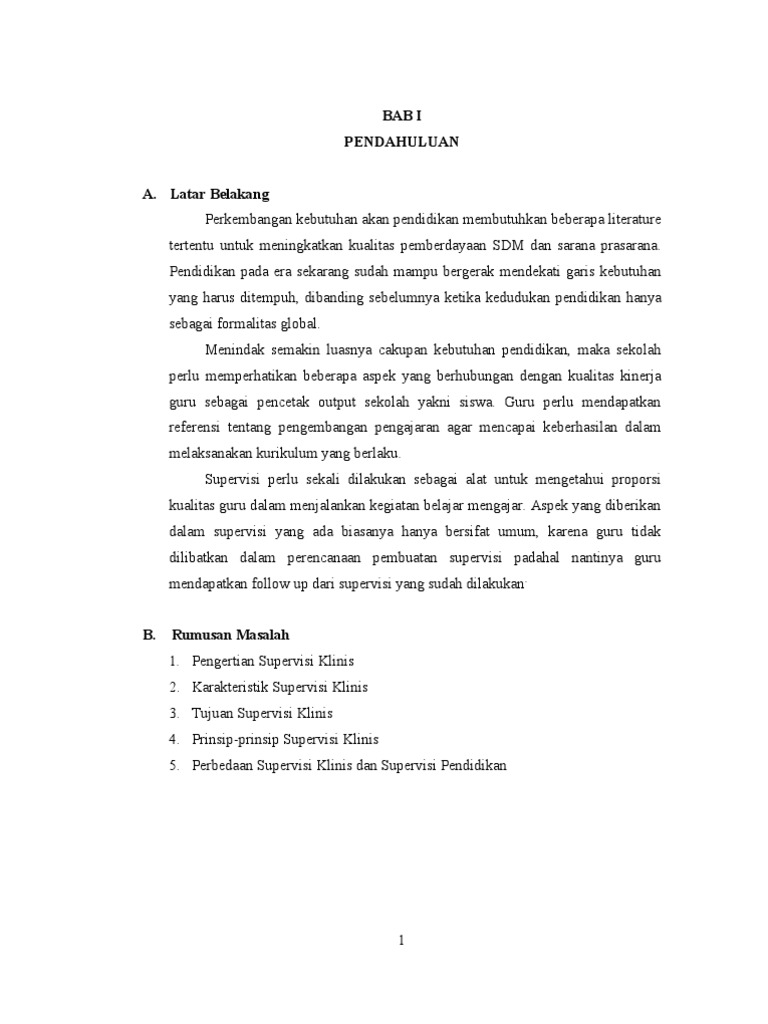 Supervisi Klinis | PDF