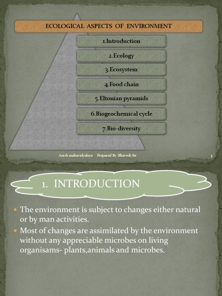 Ecological Aspects of Ecosystems | PDF | Food Web | Ecology