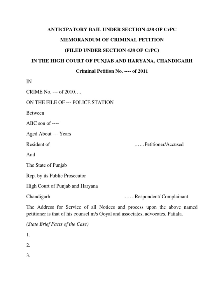 Anticipatory Bail | PDF