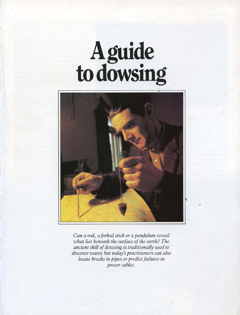 Cult and Occult - A Guide To Dowsing (1985) | PDF