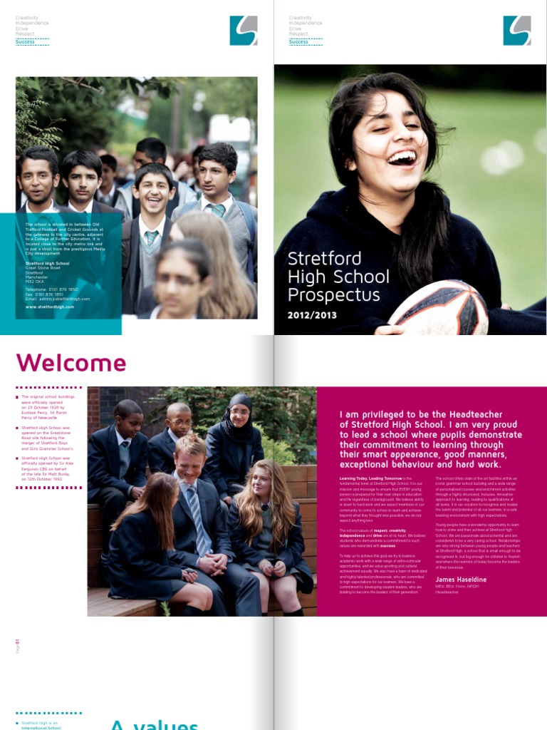SHS Prospectus 2012 | PDF | Secondary School | Teachers