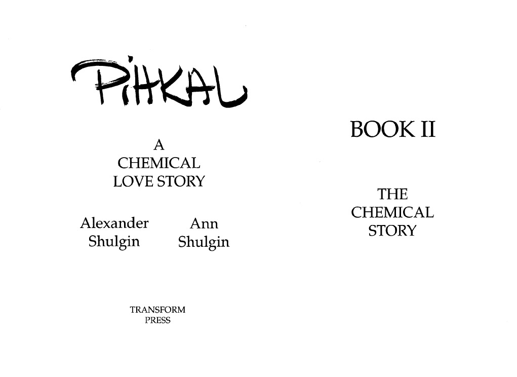 PIHKAL - A Chemical Love Story - Shulgin | PDF