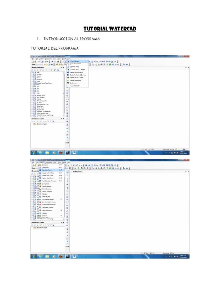 Tutorial Watercad | PDF
