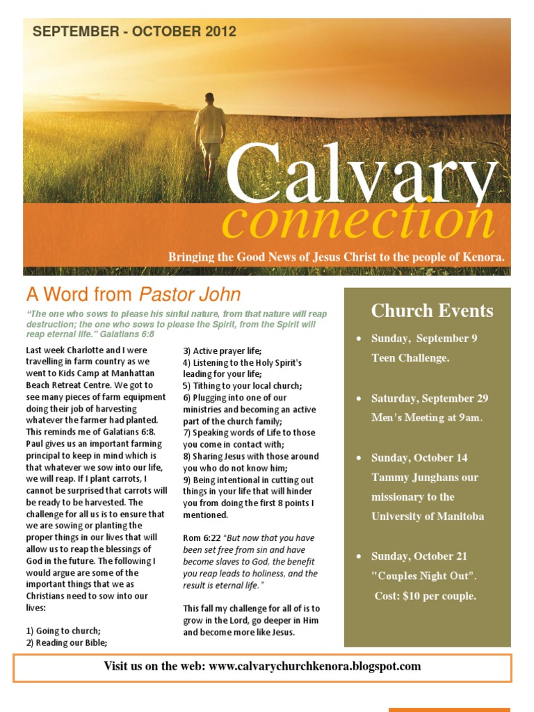 September October Bulletin | PDF | Eternal Life (Christianity ...