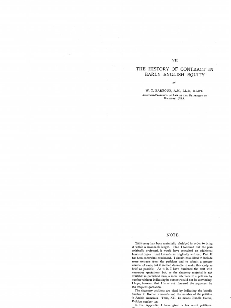 History Contract | PDF