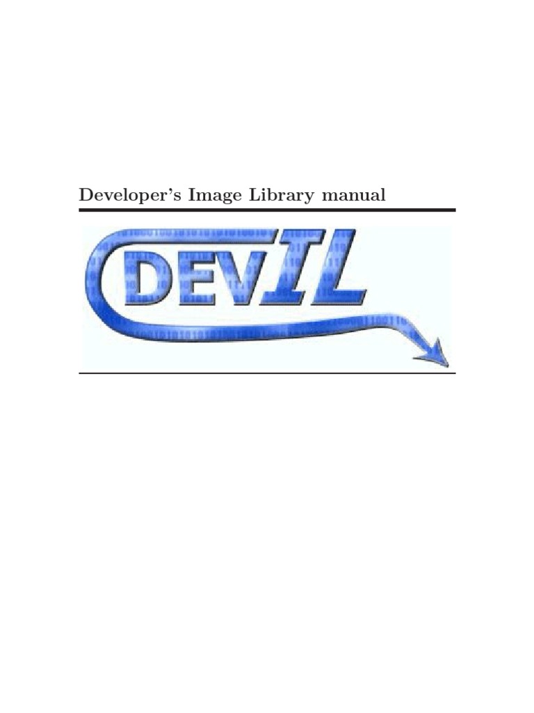DevIL Manual | PDF | File Format | Software Engineering