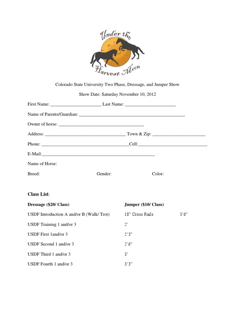 Entry Form | PDF