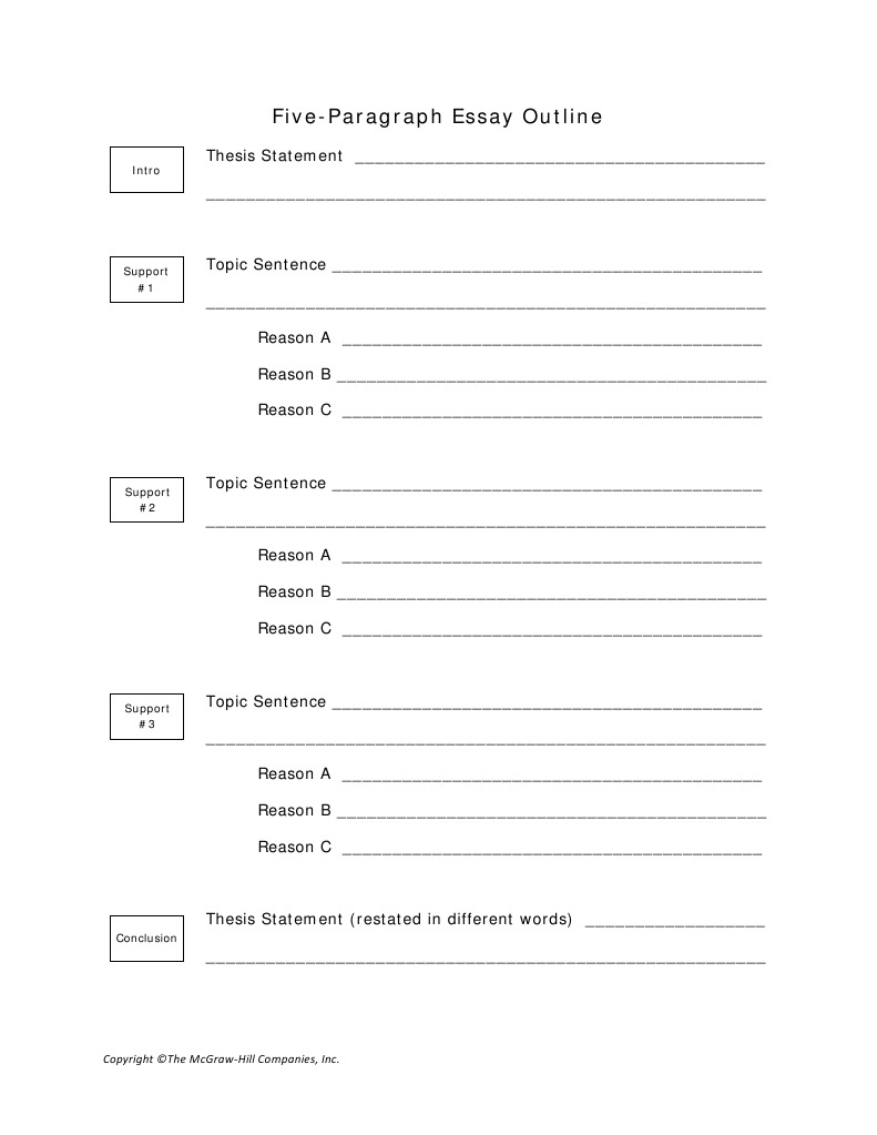 Outline 5 Paragraph | PDF