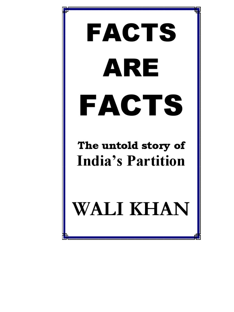 Facts Are Facts | PDF