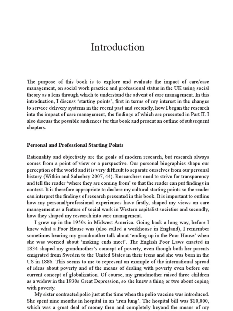 McDonaldization of Social Work Intro | PDF | Social Work | Wellness