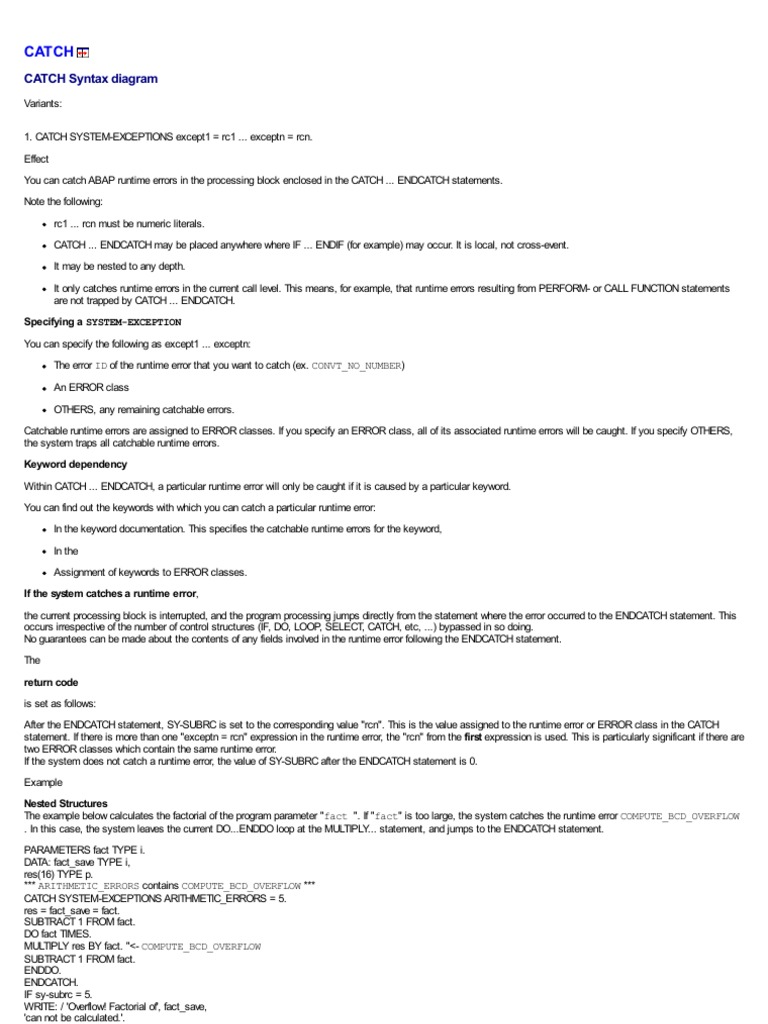 Exception Handling | PDF | Control Flow | Software