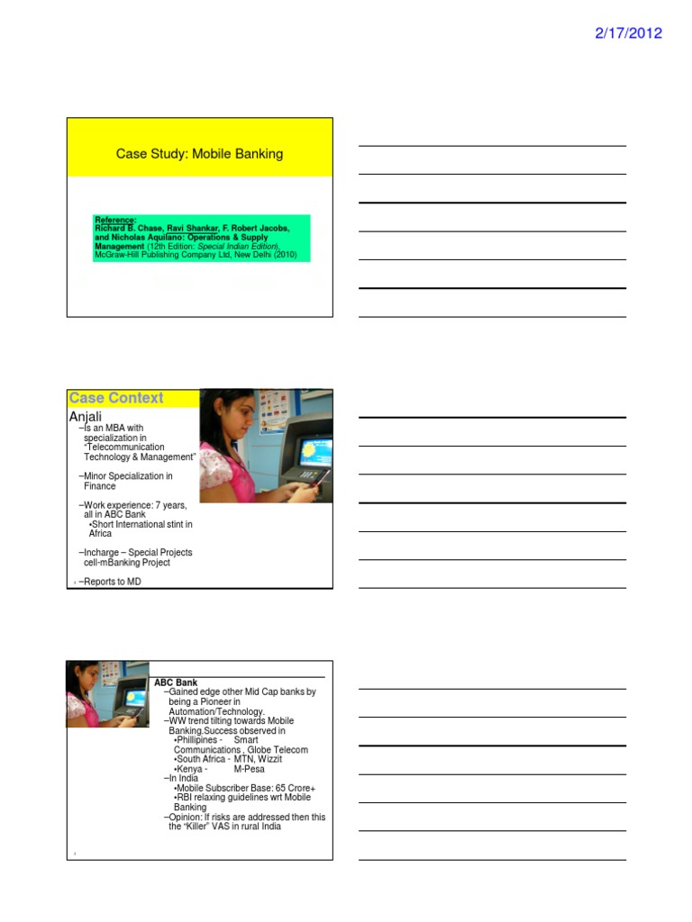 3 - Mobile Banking Case Study | PDF | Money Laundering | Financial ...