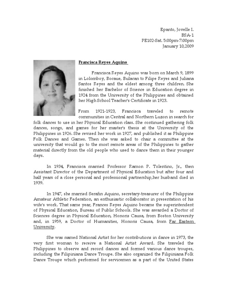 Francisca Reyes Aquino