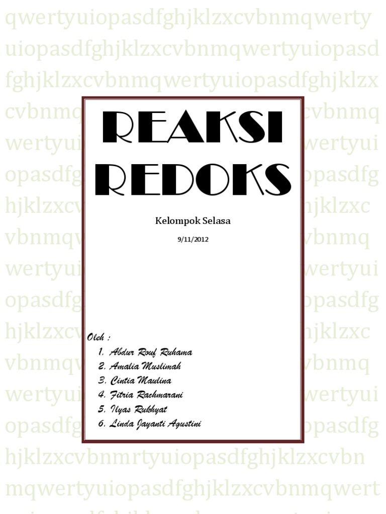 Konsep Redoks | PDF