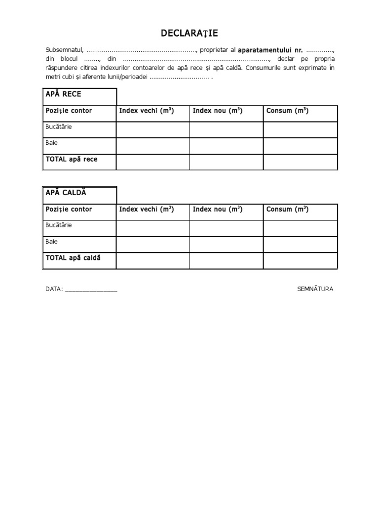 Fisa Apometre Plain | PDF