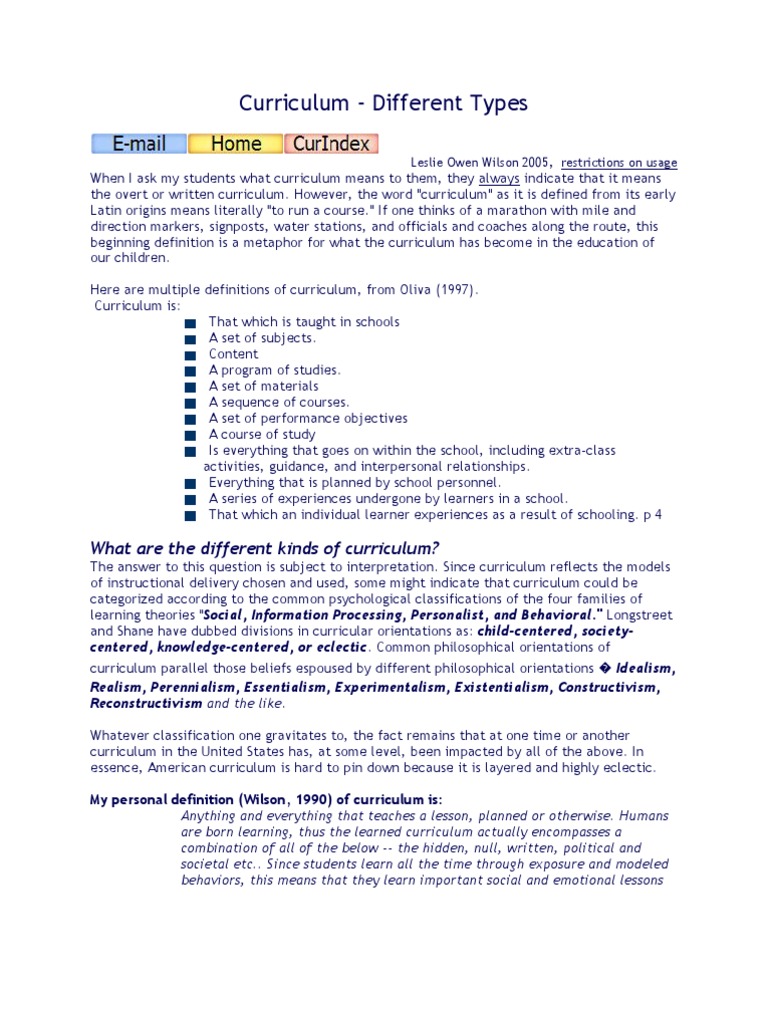 Curriculum | Curriculum | Teachers