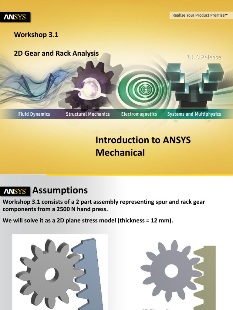 Mech-Intro 14.0 WS03.1 2DGears | PDF | Gear | Mechanical Engineering