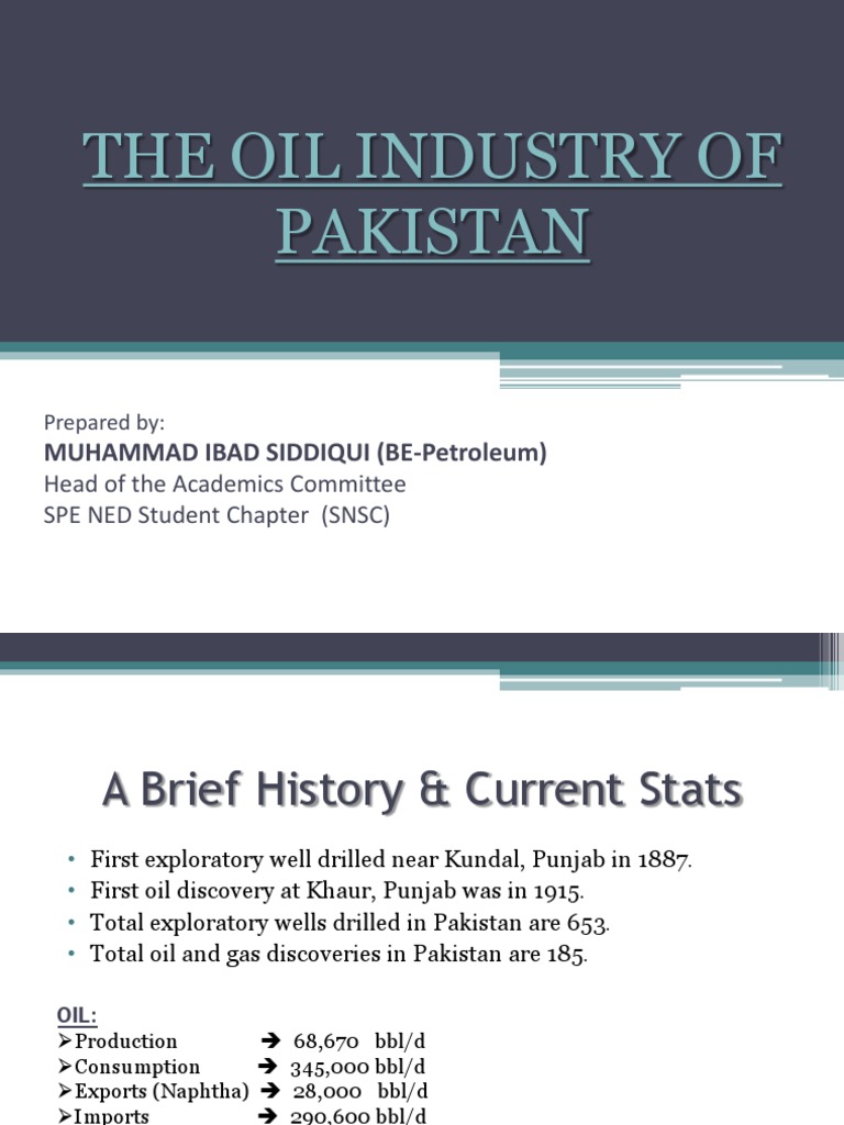Overview of Pakistan's Oil Industry | PDF | Petroleum Industry | Bp