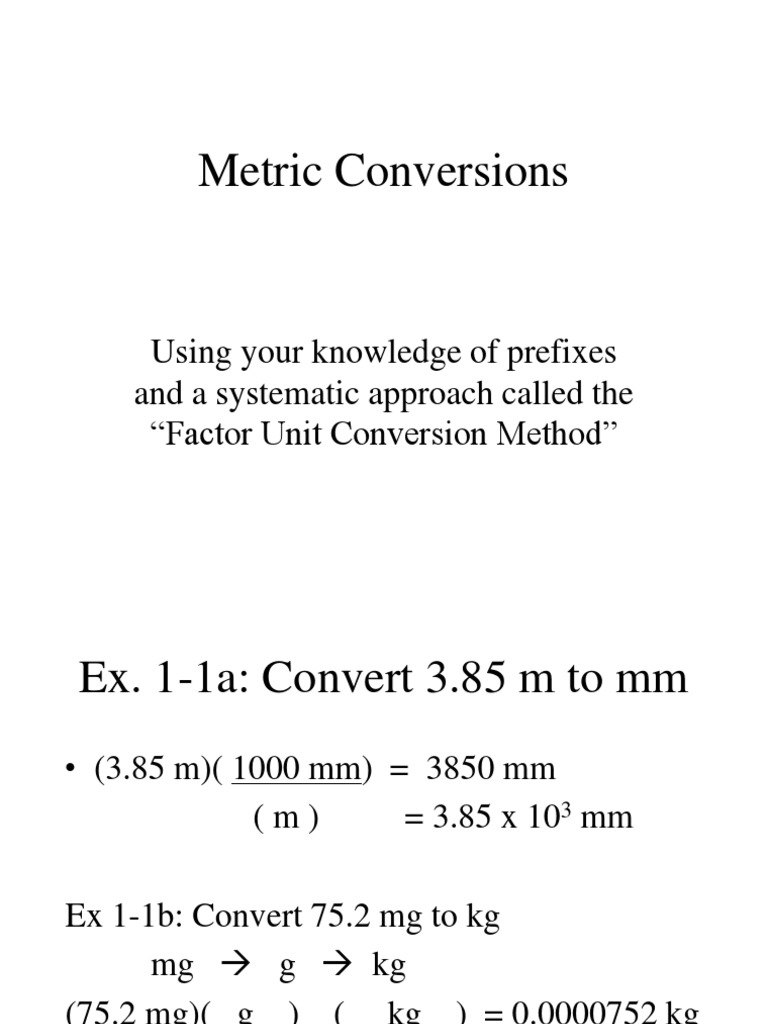 CH101 - Metric Conversions | PDF | Density | Scientific Observation
