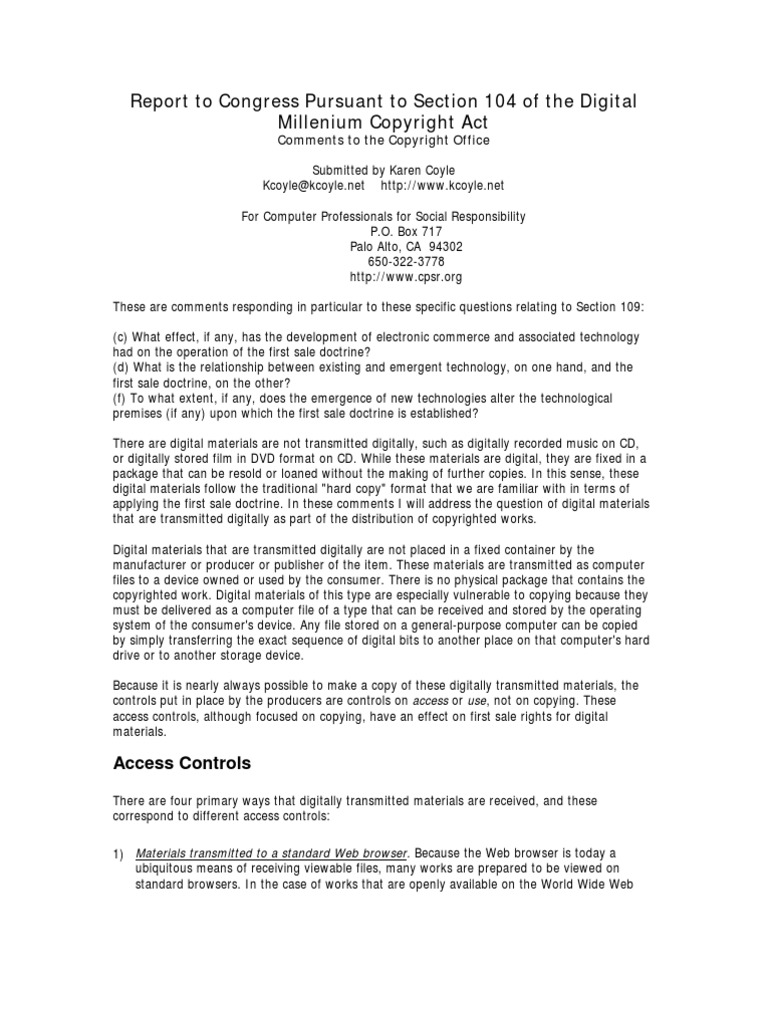 US Copyright Office: Init007 | PDF | Computers