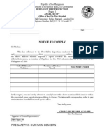 Fire Safety Inspection Checklist BFP | PDF | Stairs | Fire Sprinkler System