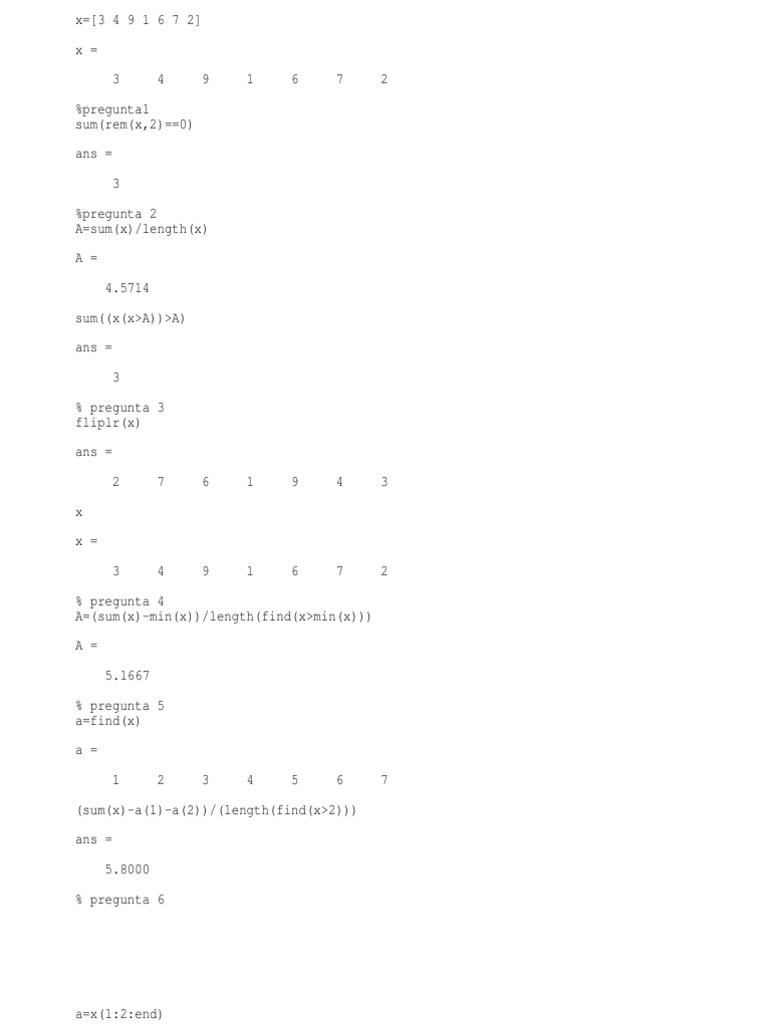 Trabajo de Matlab | PDF
