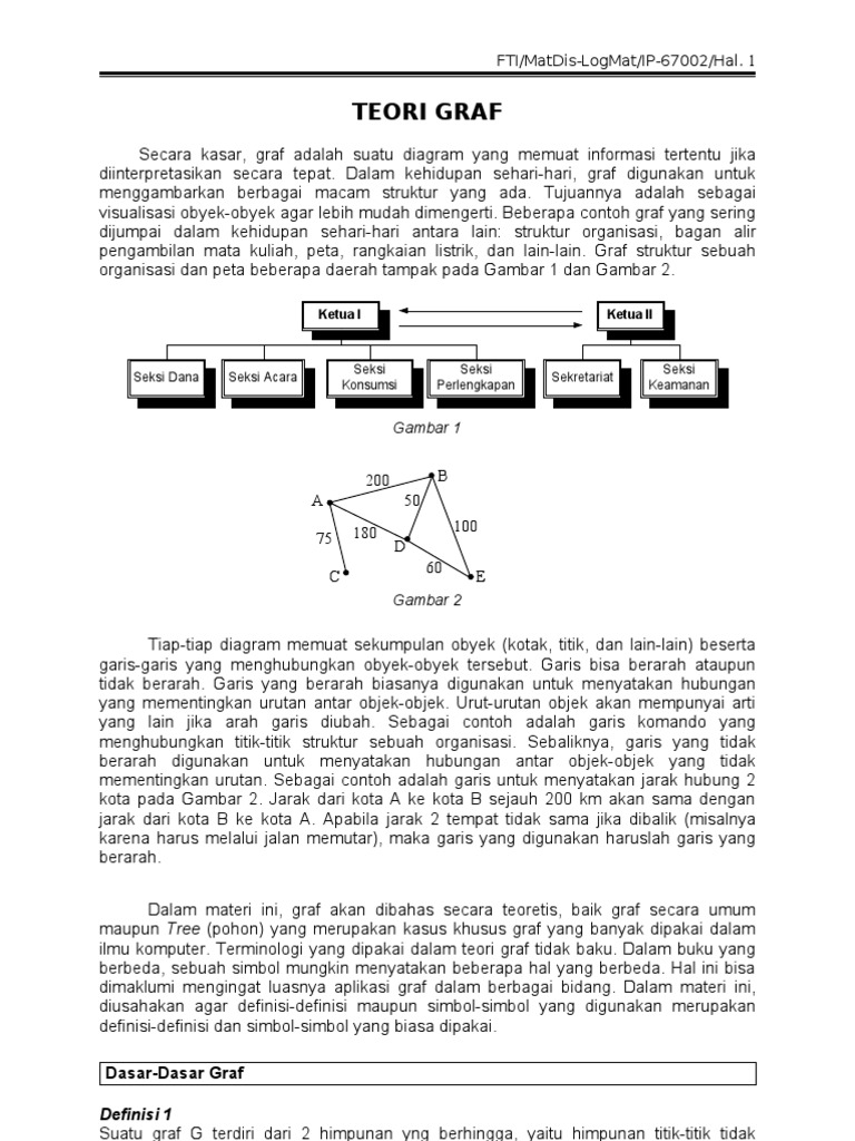 Materi 10 Matdis Teori Graf | PDF