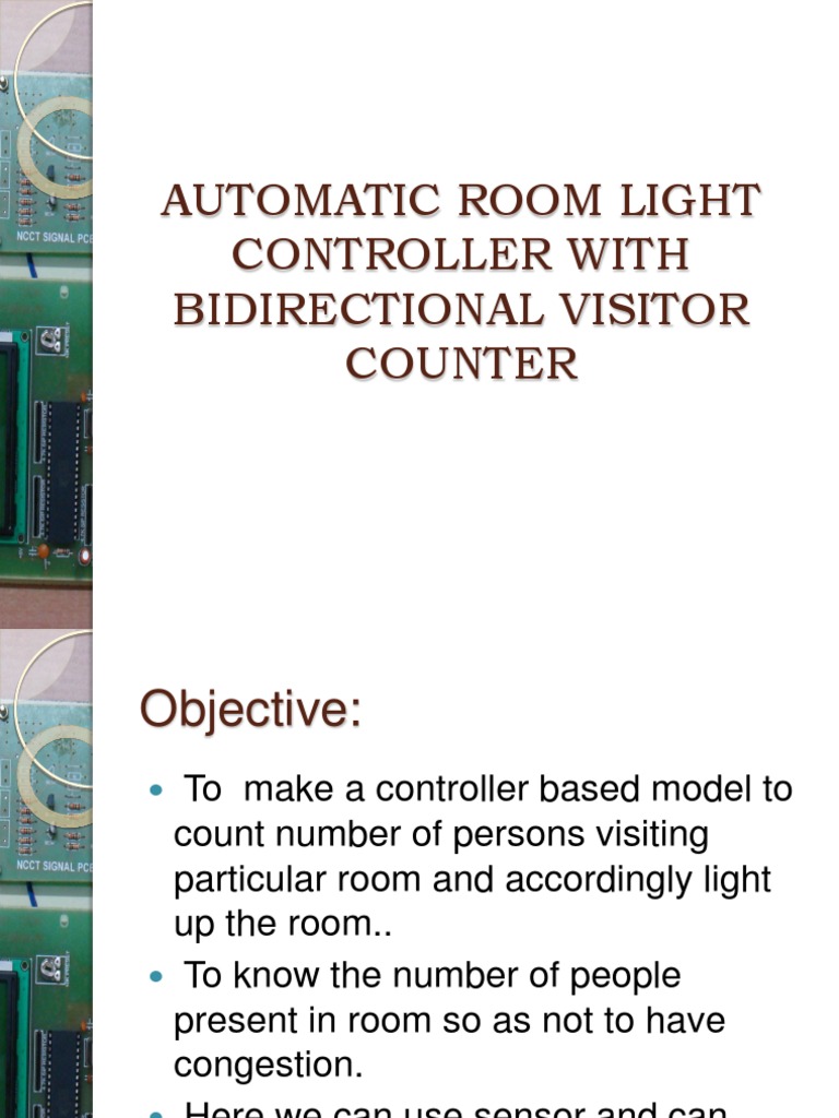 Automatic Room Light Controller With Bidirectional Visitor | PDF ...
