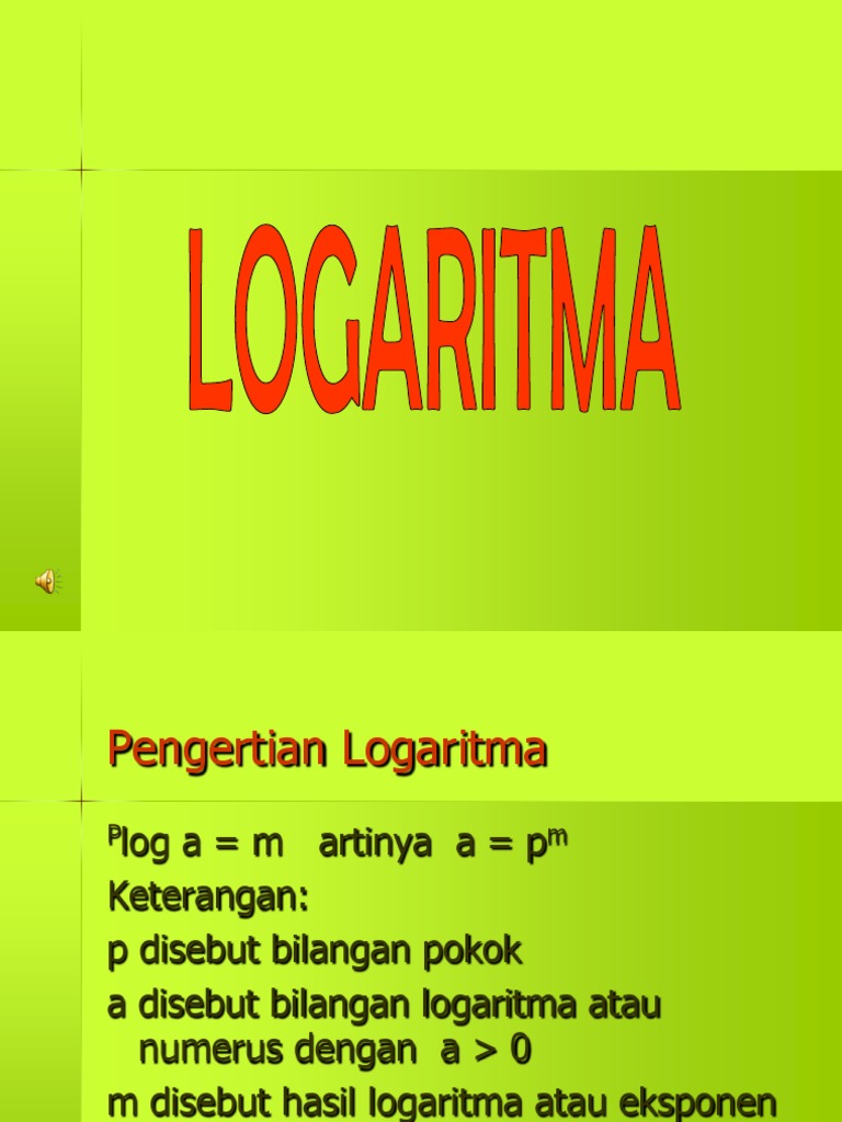 Logaritma | PDF