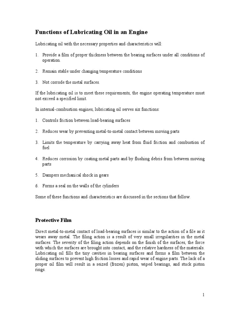 Lubricating Oil System | PDF | Internal Combustion Engine | Pump
