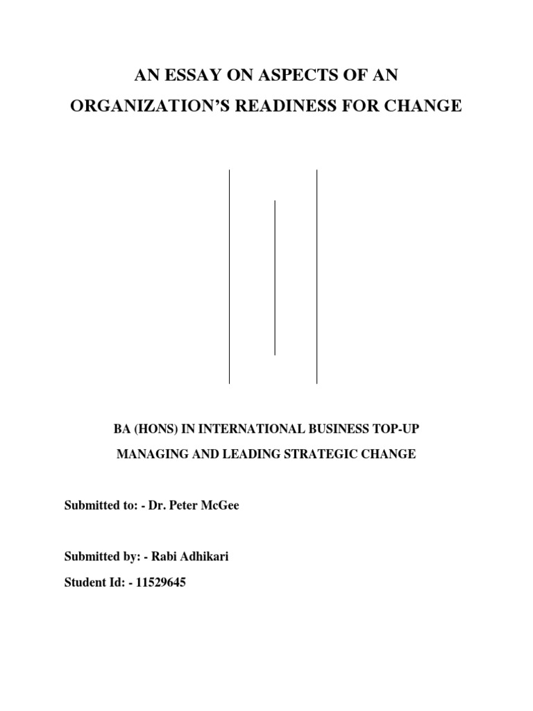 MLC Assignment | PDF | Leadership | Change Management