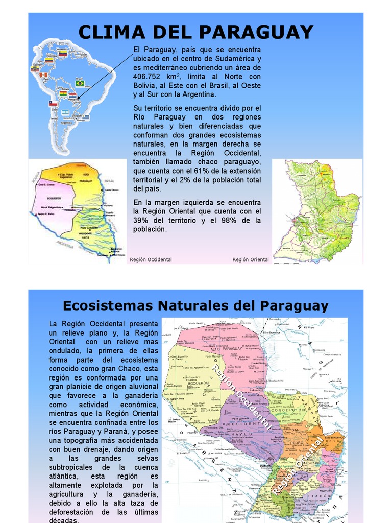 Clima en Paraguay | PDF | Paraguay | Velocidad del viento