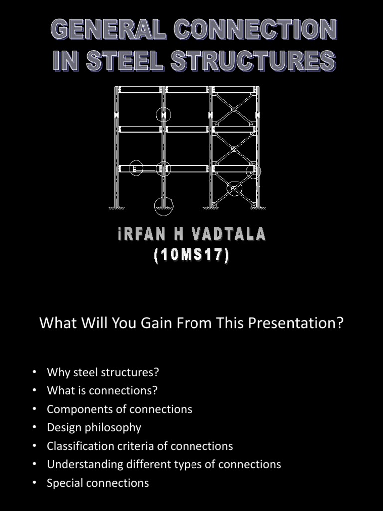 General Connection in Steel Structures | Download Free PDF | Structural ...