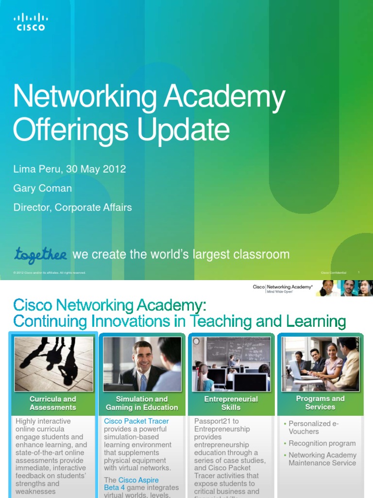 NetAcad Offerings Update GC | PDF | Cisco Certifications | Cisco Systems