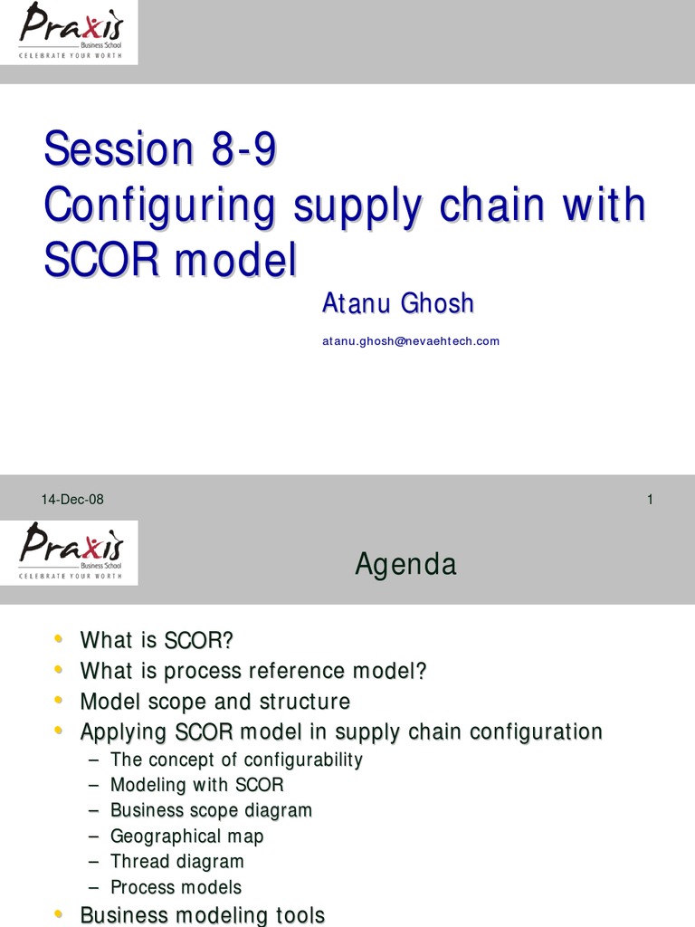 SCOR Model for Supply Chain Experts | PDF