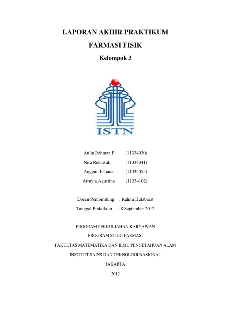 Laporan Farfis Viskositas | PDF