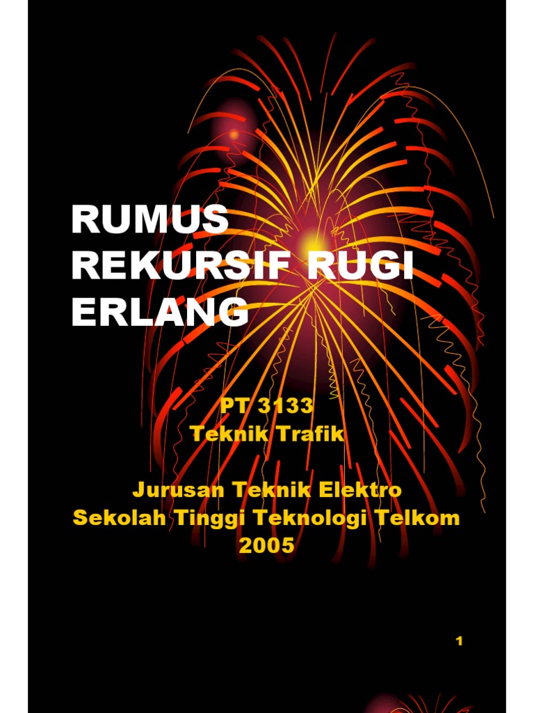 Rumus Rekursif Rugi Erlang | PDF