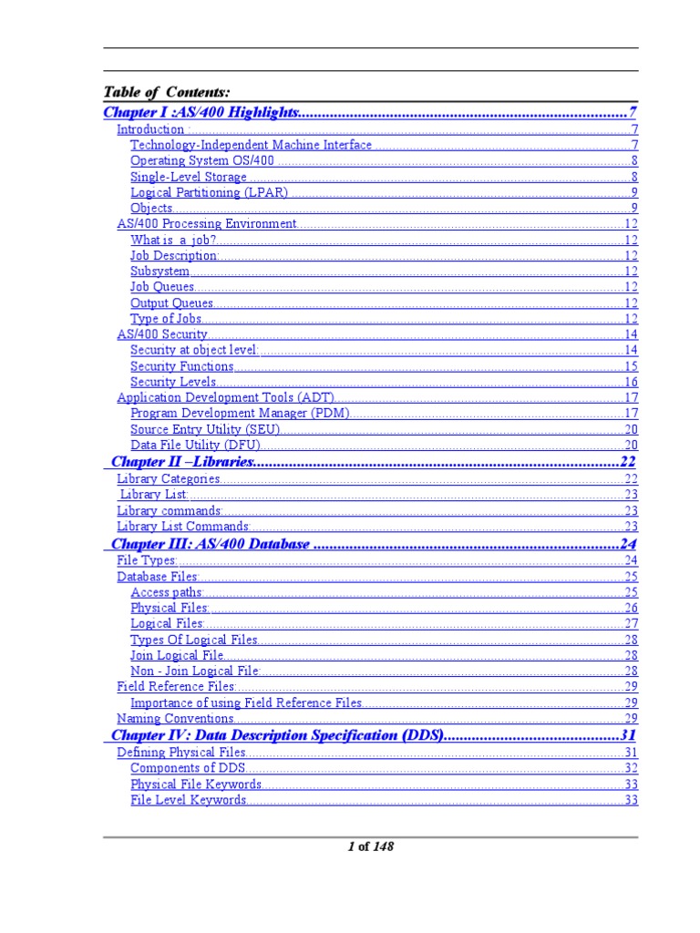 AS400 RPG400 Basics | Ibm System I | 64 Bit Computing