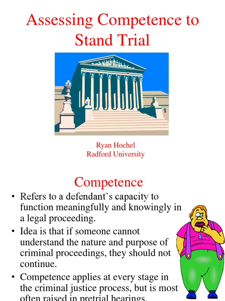 Competence To Stand Trial | Download Free PDF | Competence (Law ...