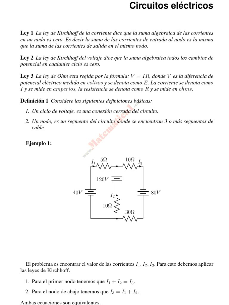 Circuitos El Ectricos | PDF | Ingenieria Eléctrica | Cantidades fisicas