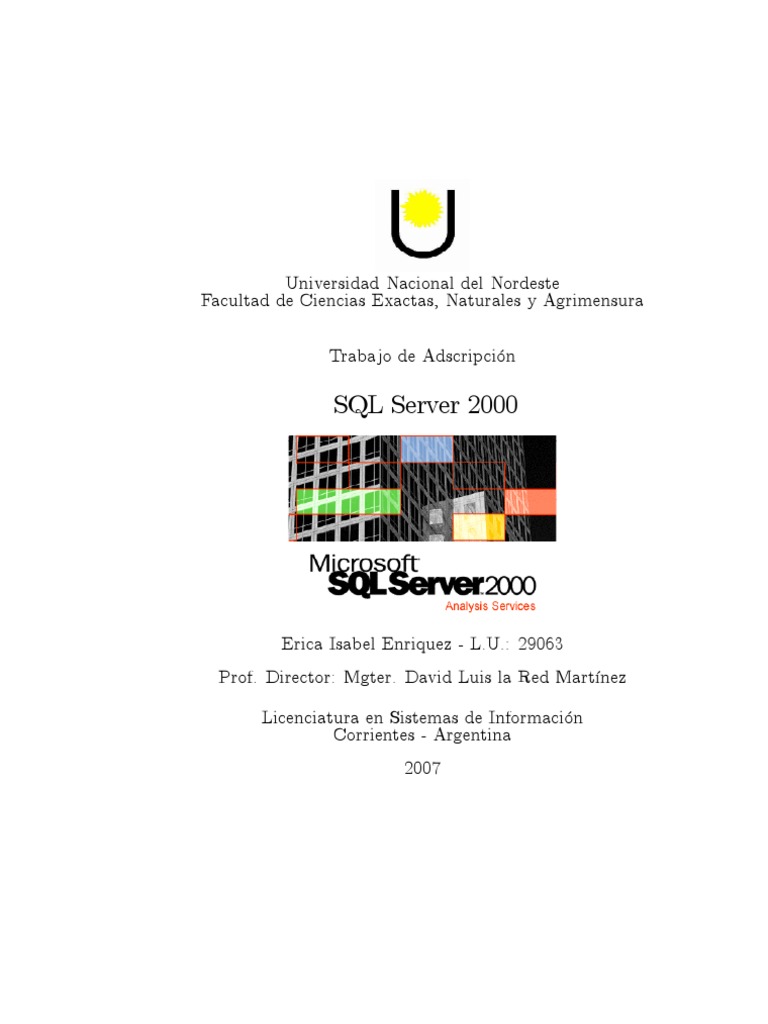 SQL Server 2000 | PDF